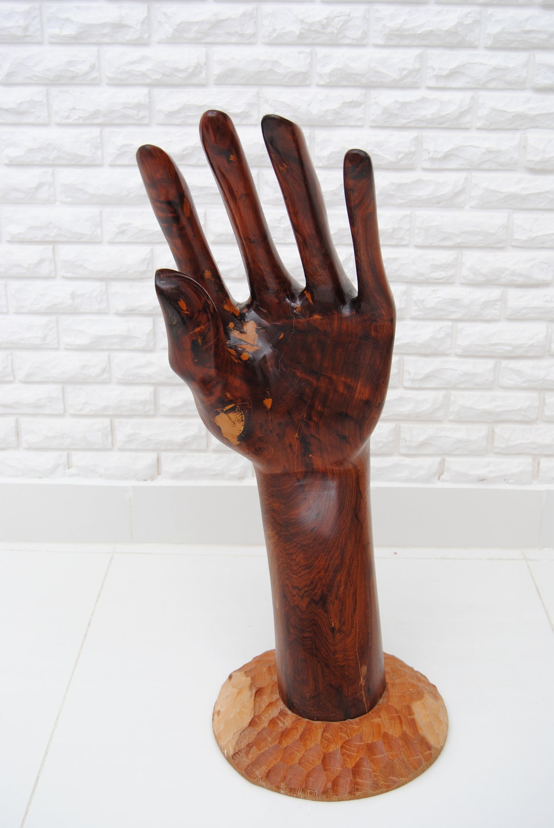 Moroccan Wooden Hand Handcarved Wood Hand Sculpture From Olives Wood - Etsy