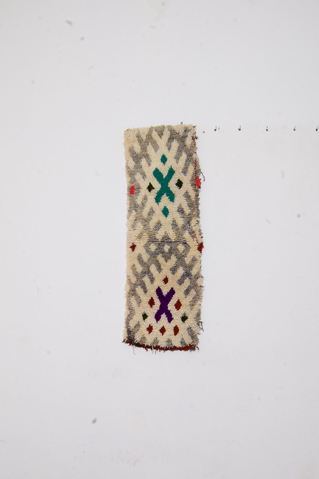 Small Moroccan Rug. Antique Azilal Rug Hand-woven by Burberry Burberry ...