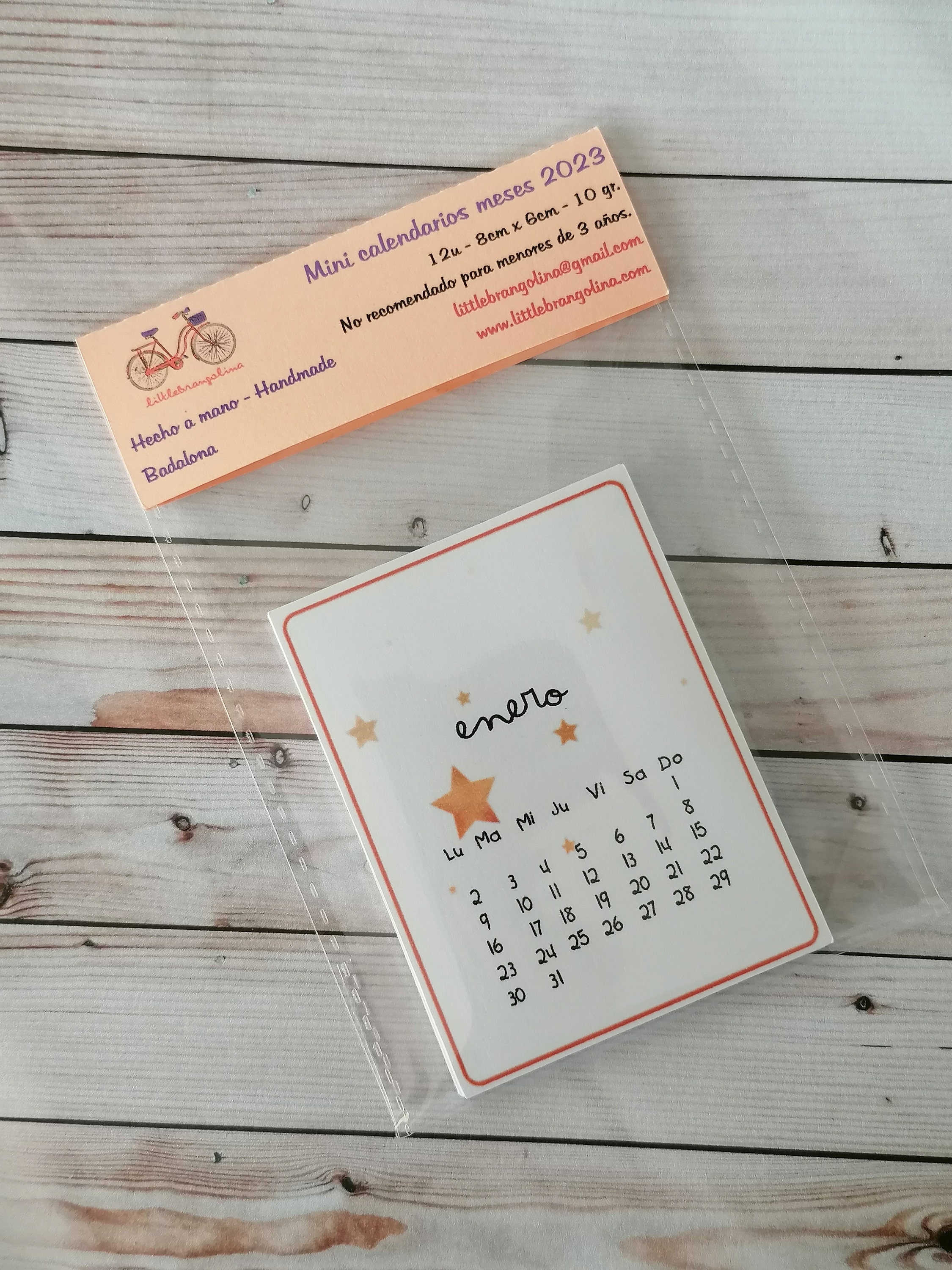 Calendar 2023 Mini Calendars Months 2023 Small Calendars - Etsy