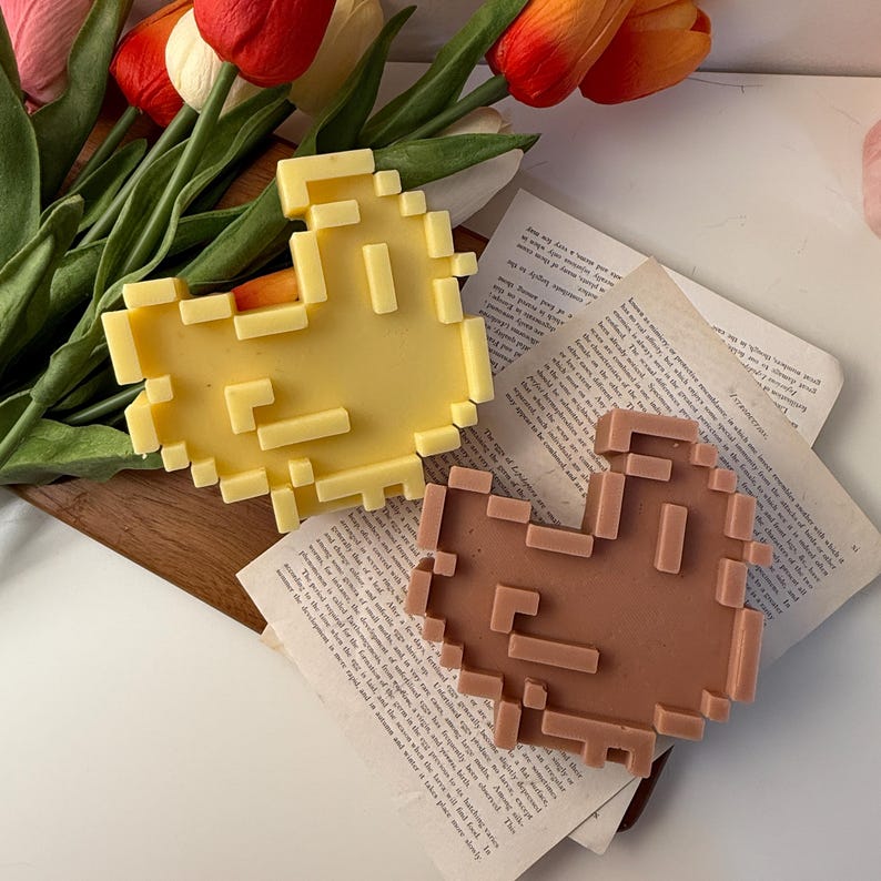 Stardew Valley Chicken Candle | Pixel Art Soy Wax Gamer Decor - Etsy
