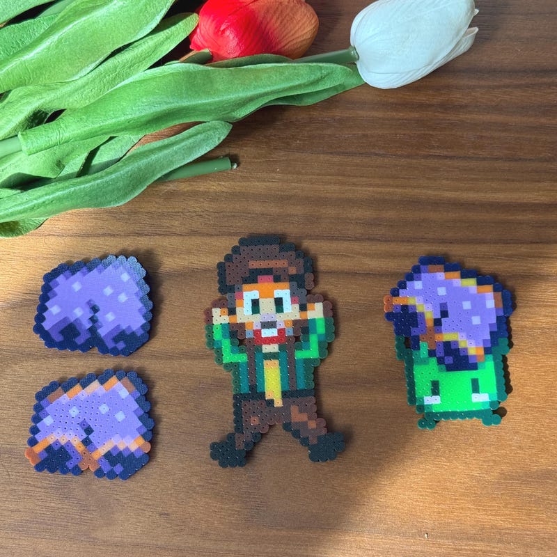 Pixel Art Pins - Etsy