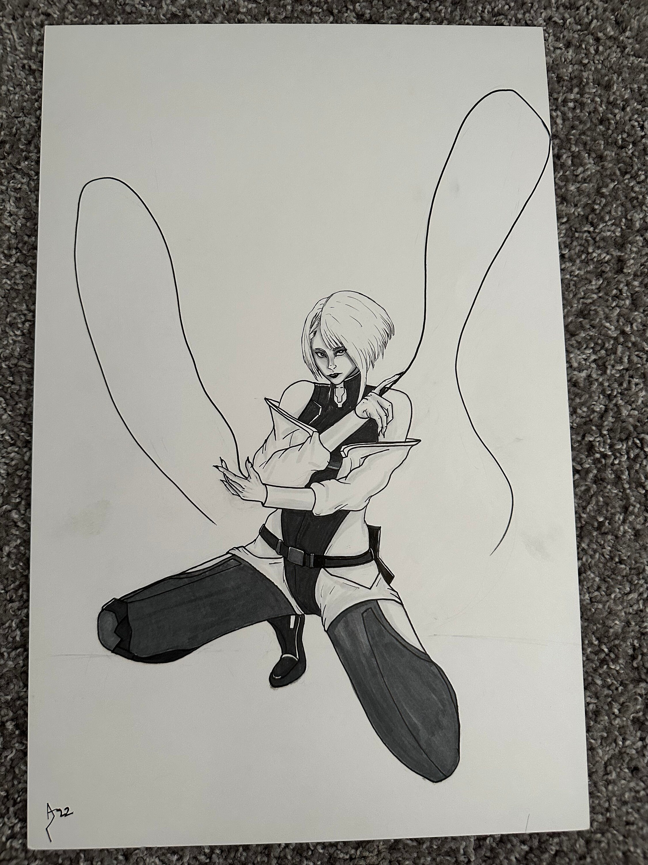 Lucy Cyberpunk Edgerunners Original Art - Etsy