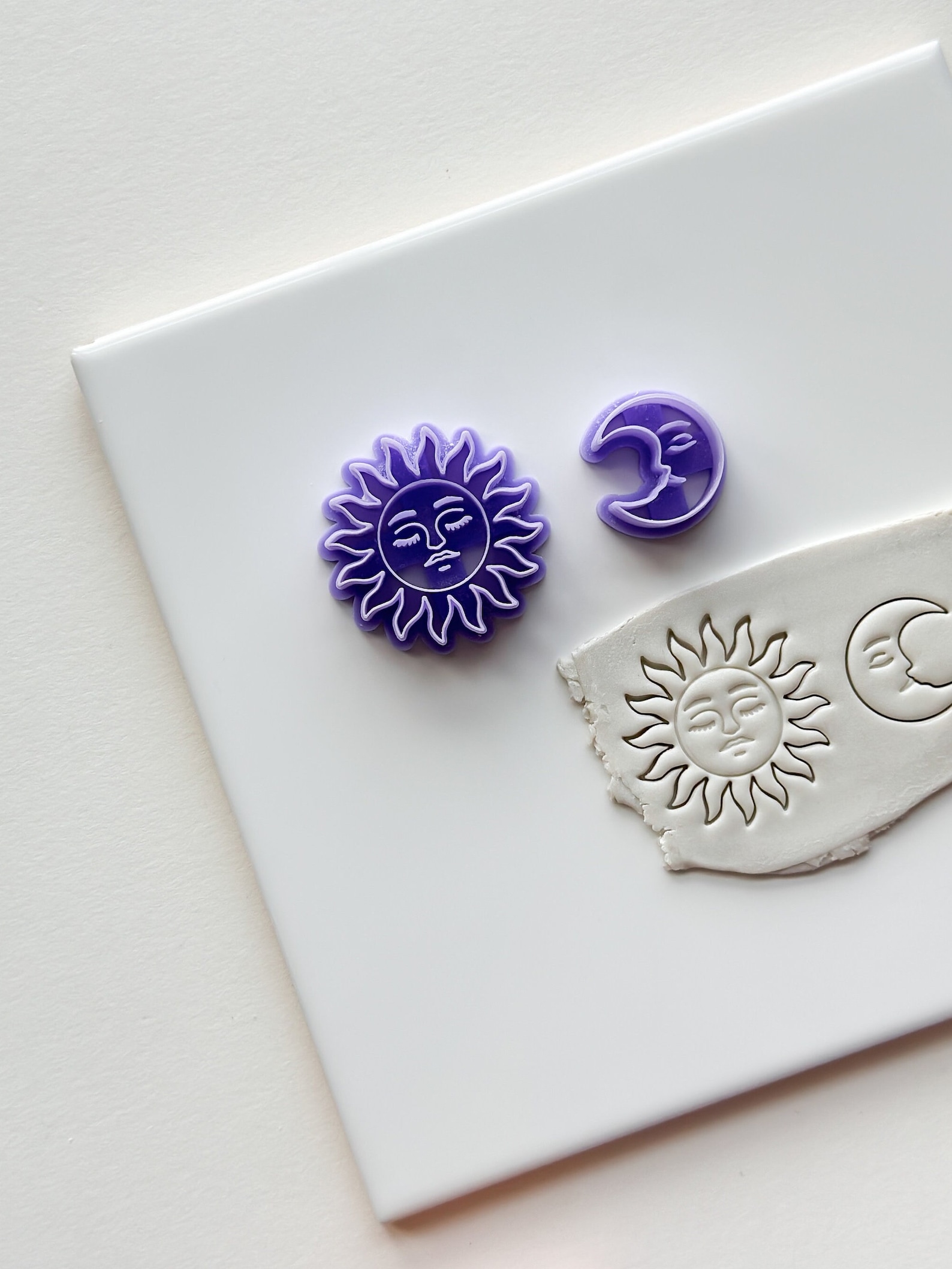 Sun & Moon Faces Cutter | Astrological Clay Cutters | Astral Cutters ...