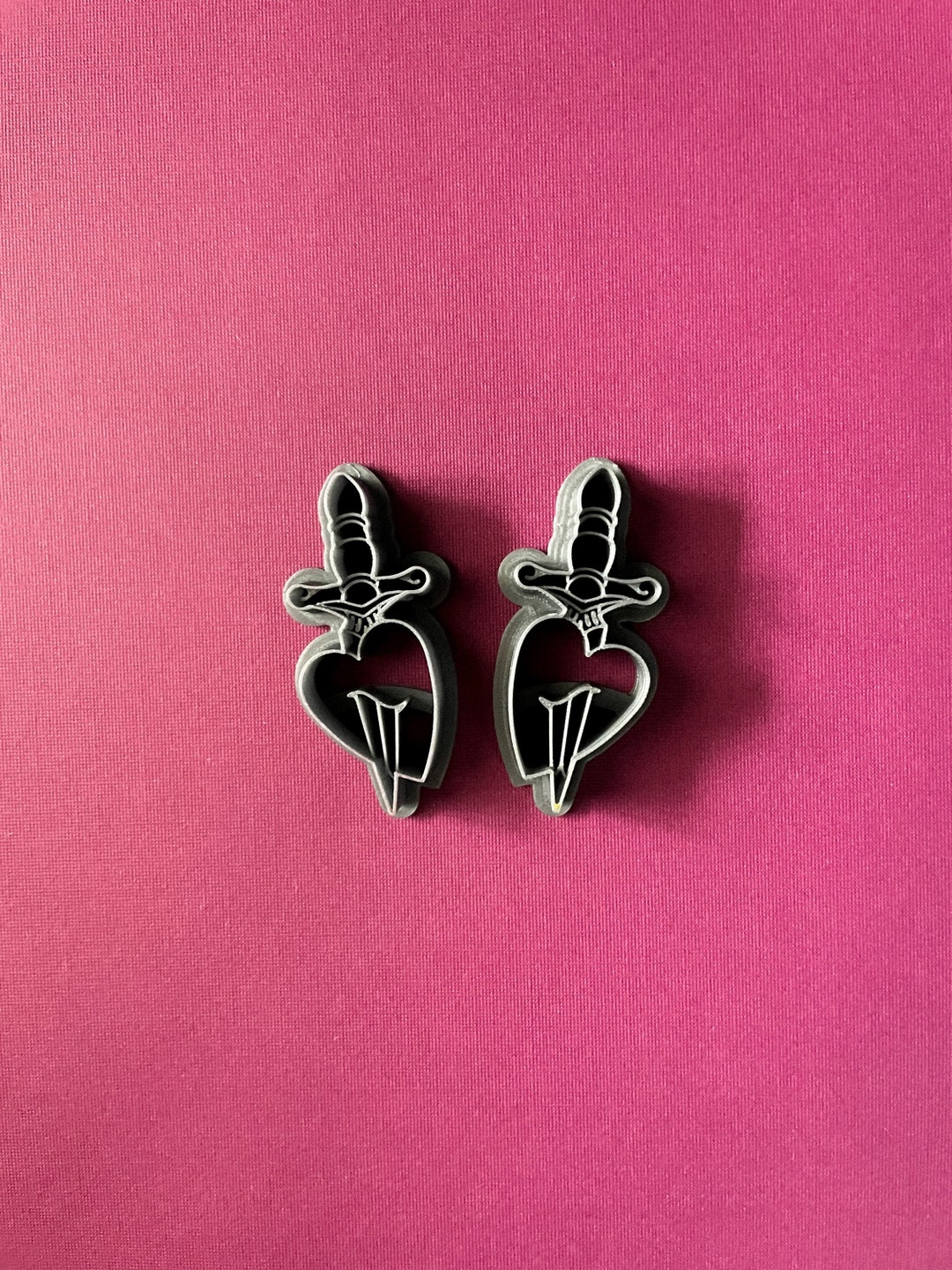 Heart Dagger Clay Cutter | Unique Clay Cutters | Cutters for Polymer ...