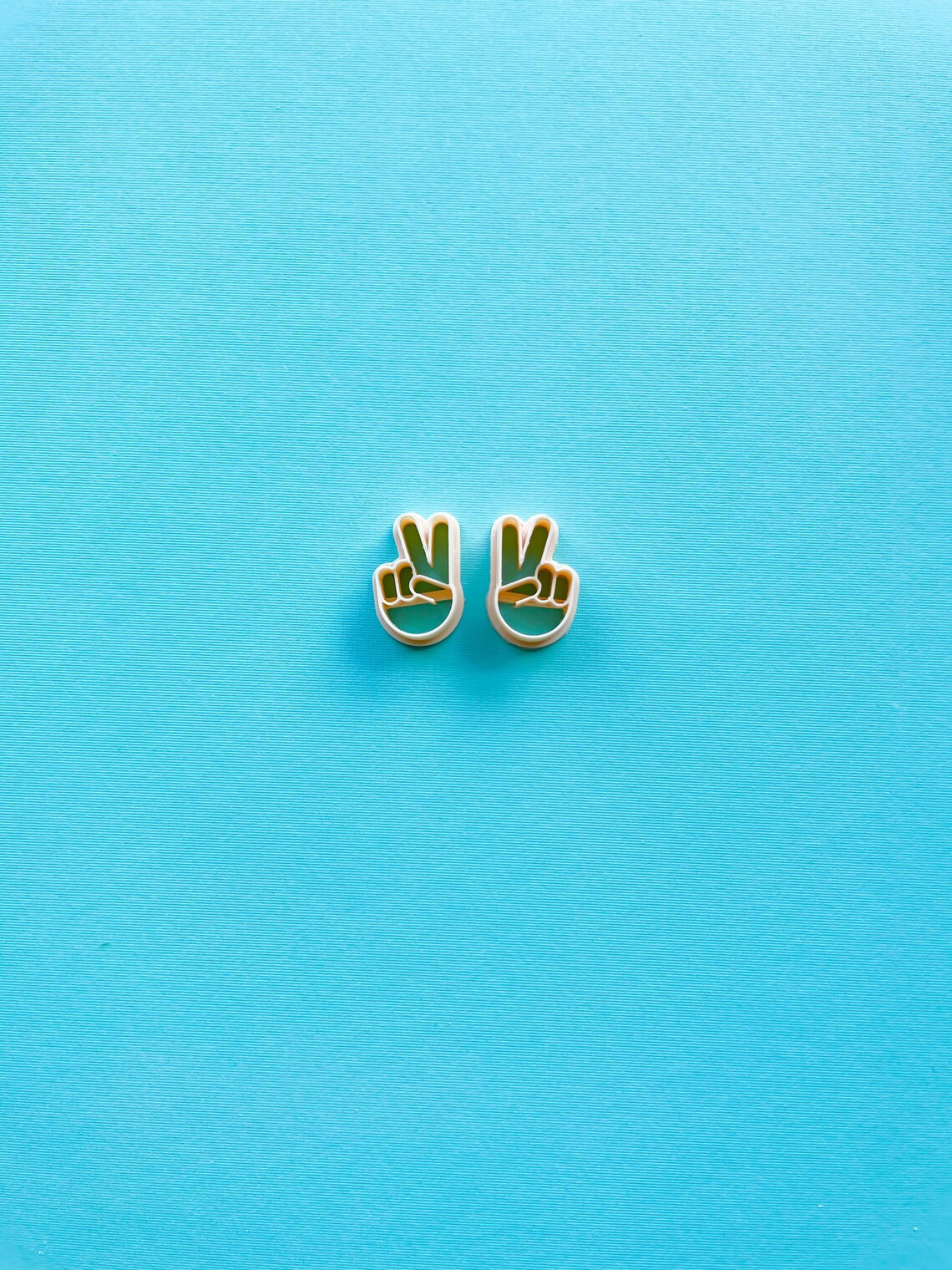 Peace Hand Cutter | Peace Sign Hand Clay Cutter | Cutter for Polymer ...