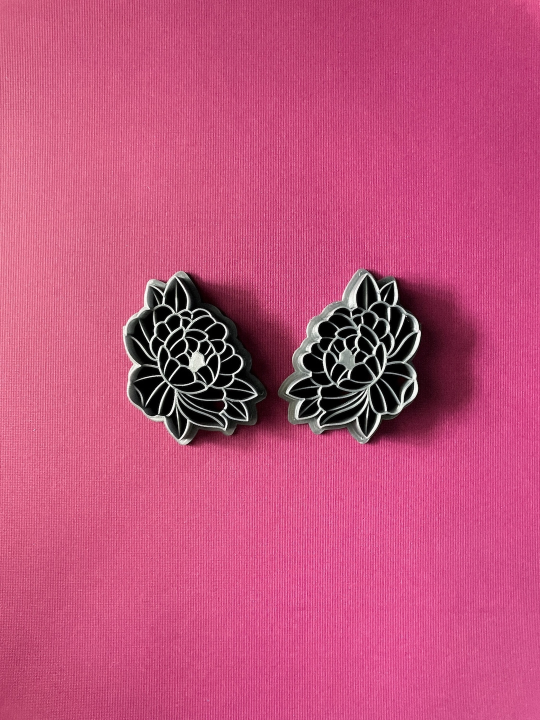 Large Peony Clay Cutter | Unique Clay Cutters | Cutters for Polymer ...