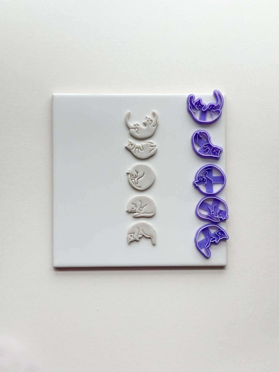 Cat Phase Cutter | Moon Phase Clay Cutters | Astral Cat (catstral ...