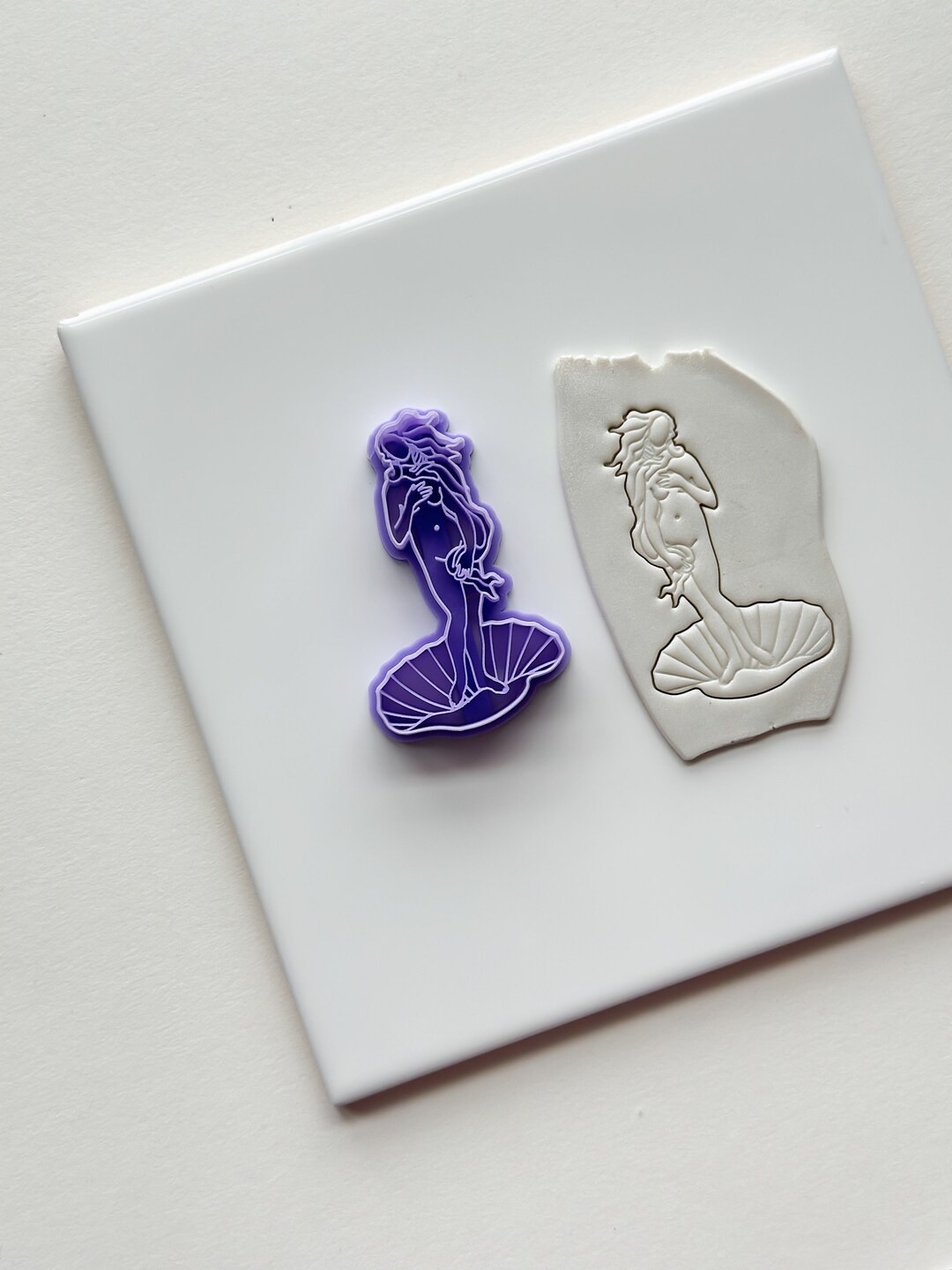 Botticelli's "birth of Venus" Cutter | Renaissance Paintings Clay ...