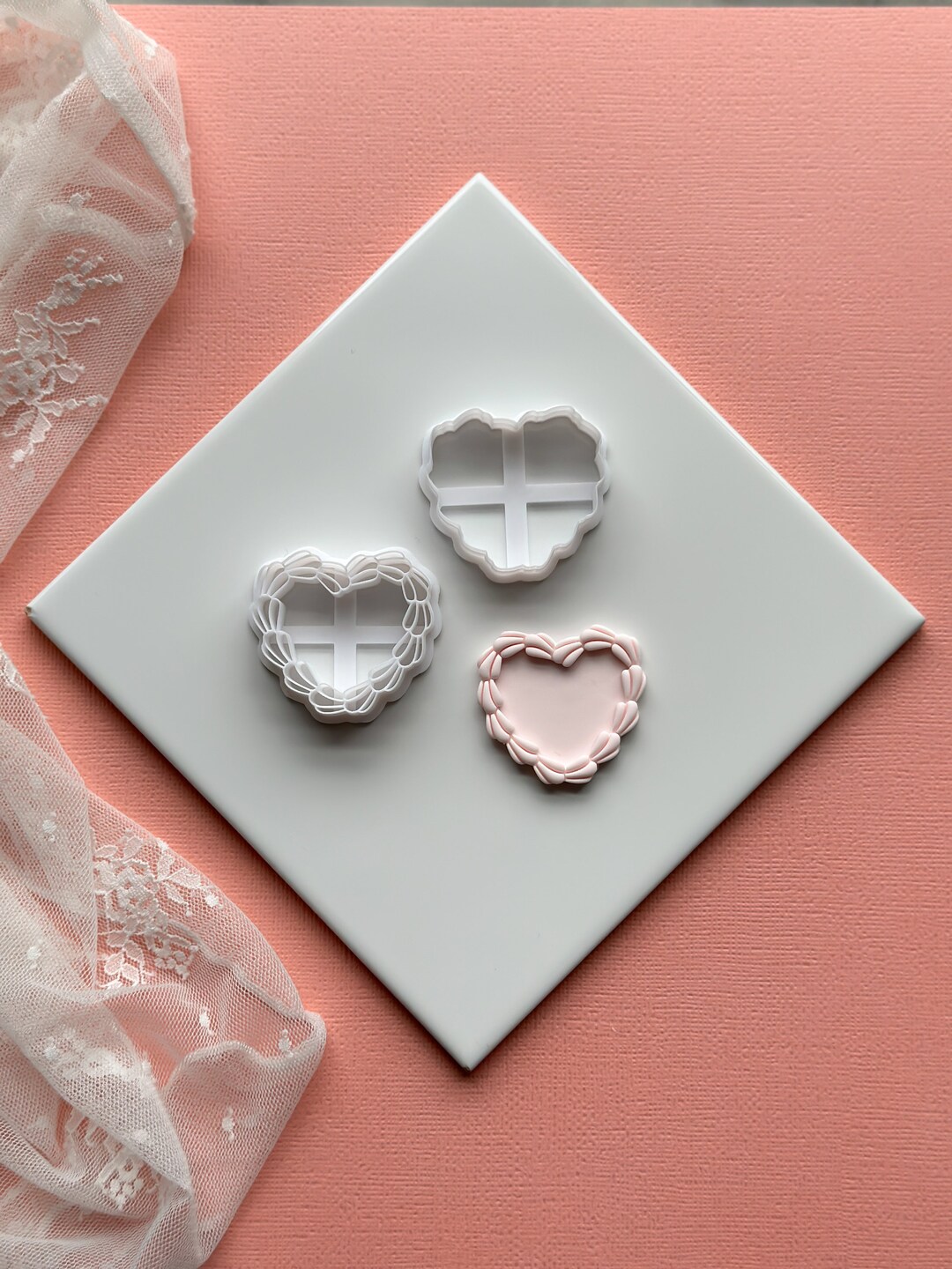 NEW Layered Cake Clay Cutter | Embossing Clay Cutters | Cutters for ...