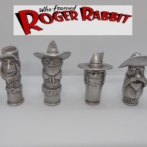 Who Framed Rogger Rabbit Eddie Valiant's Gun 6 Toon Metal Figure ...