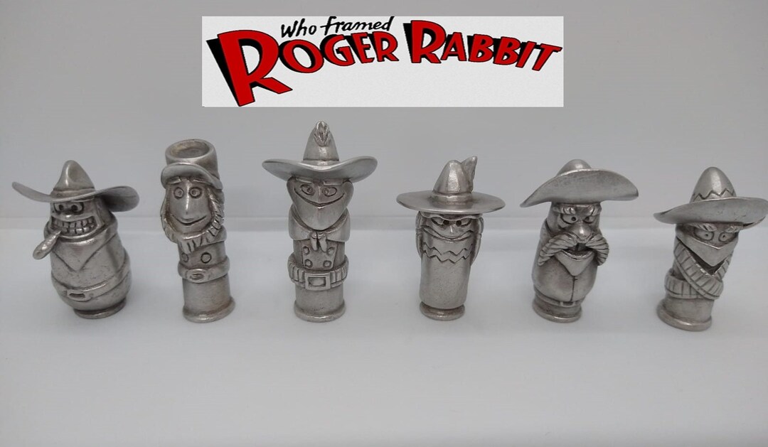 Who Framed Rogger Rabbit Eddie Valiant's Gun 6 Toon Metal Figure ...