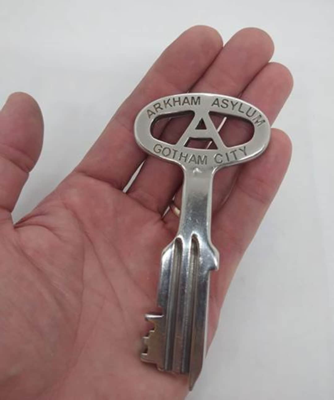 Batman and Robin Arkham Asylum Gotham City Mental Institute Main Gate ...