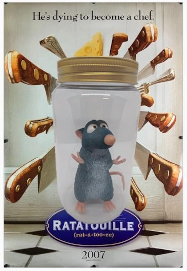 Ratatouille Detailed 1:1 Scale Resin Kit Figure Remy With Jar Disney ...