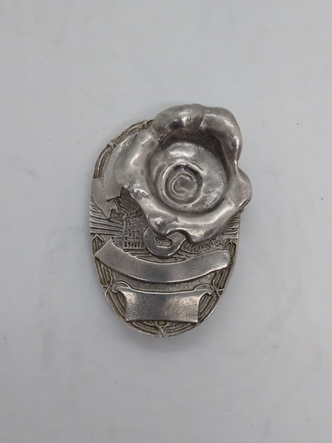 Terminator 2 T-1000 Liquid Morph LAPD Police Metal Badge Prop Replica ...