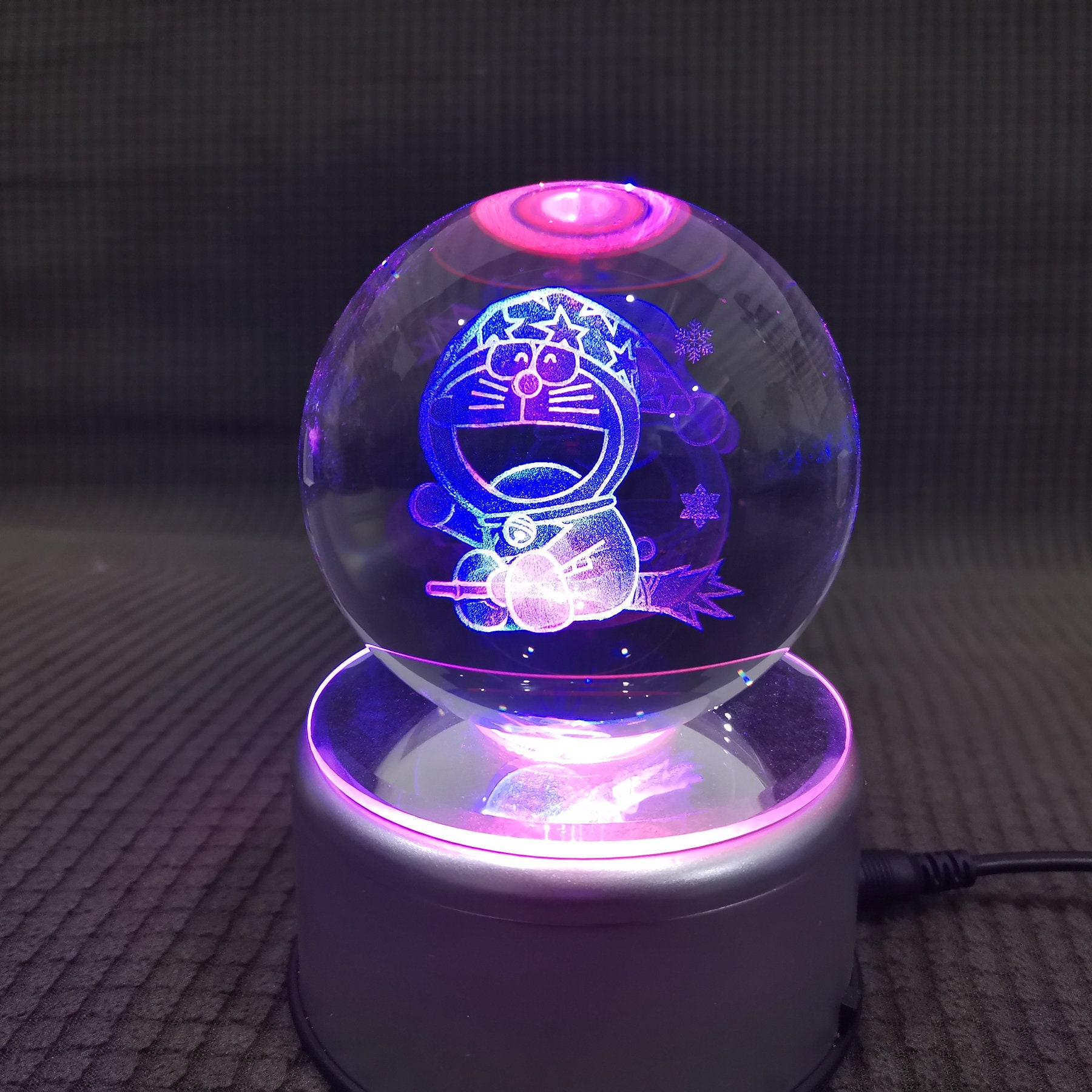 3D Crystal Ball, Doraemon Crystal Ball (3.15 In) - Etsy