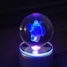 3D Crystal Ball, Anime Character Crystal Ball With LED Colorful ...