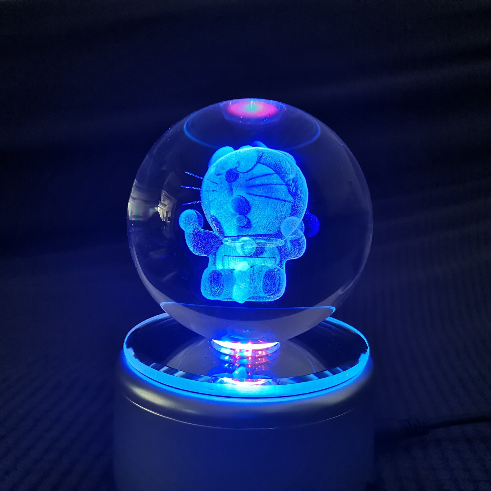 3D Crystal Ball, Doraemon Crystal Ball (3.15 In) - Etsy UK