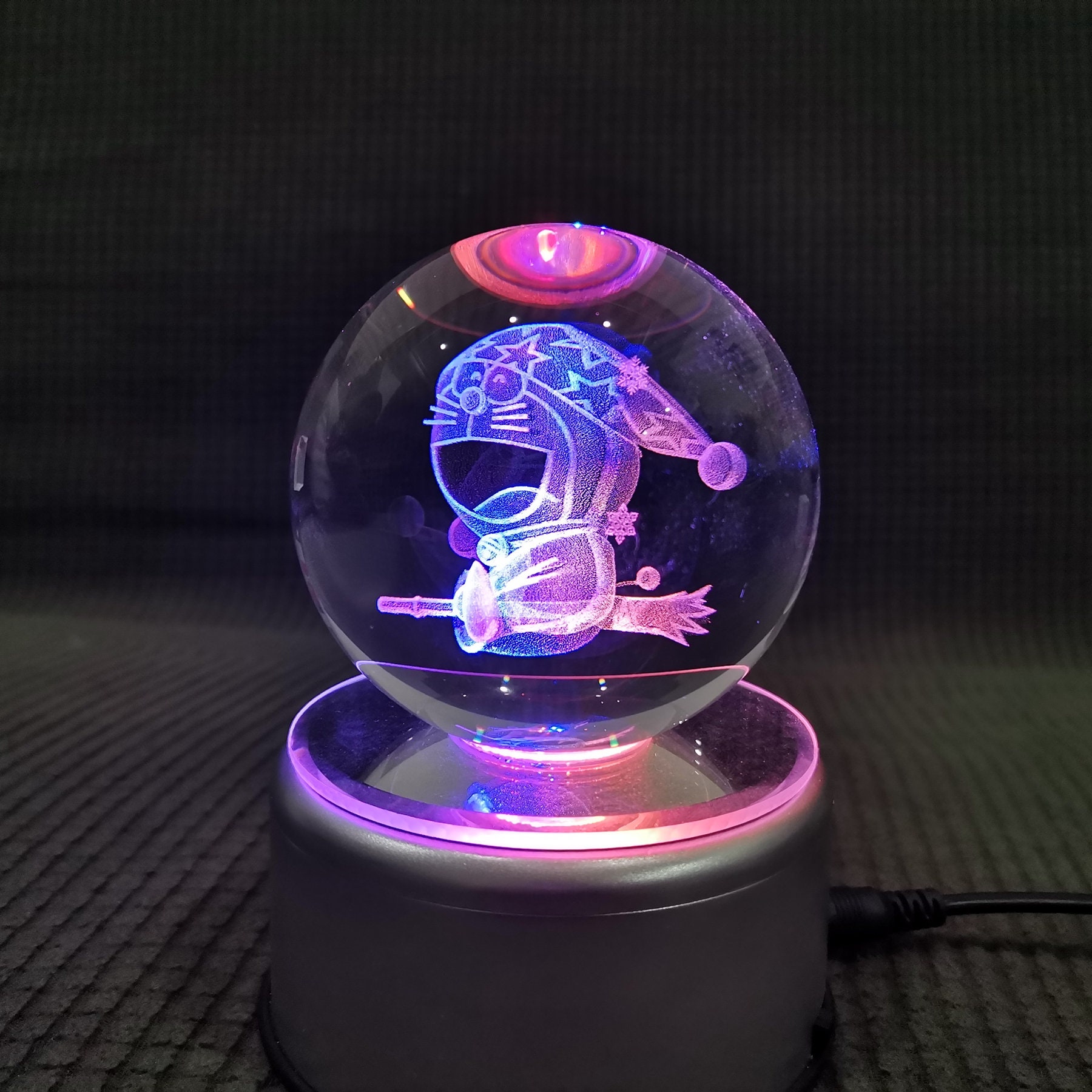 3D Crystal Ball, Doraemon Crystal Ball (3.15 In) - Etsy
