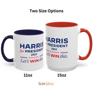 Kamala Harris 2024 Mug, Kamala Harris for President 2024 Coffee Mug ...