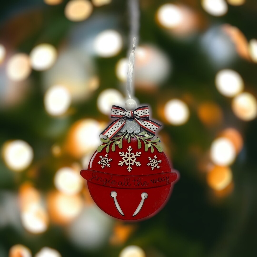 Mistletoe Christmas Ornaments - Etsy