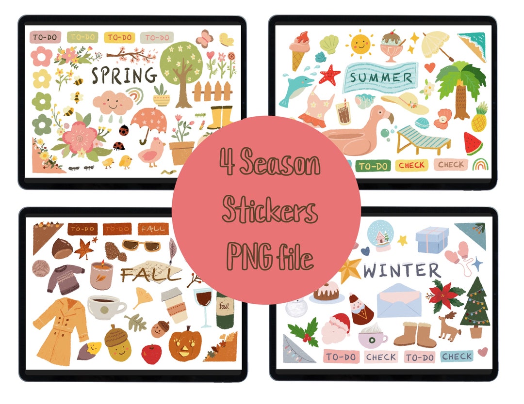 Good Notes Stickers,digital Planner Sickers Good Notes, Bundle, 4 ...