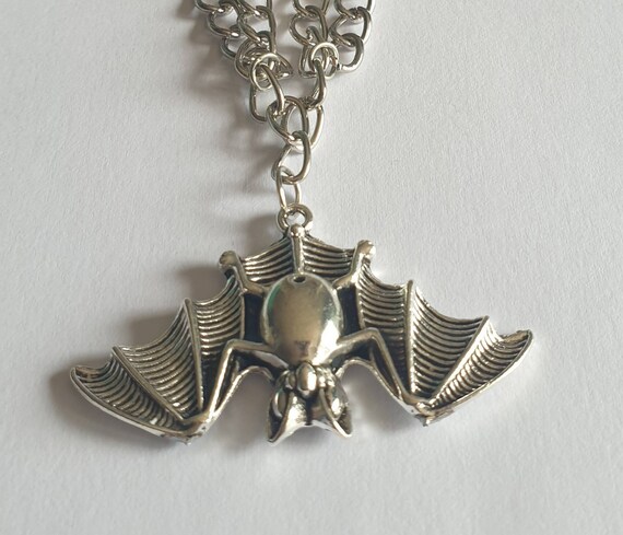 Gothic Bat Multi Chain Necklace - Etsy