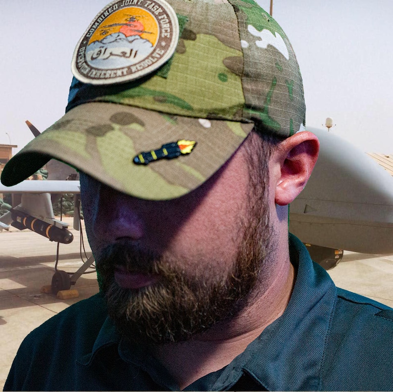 AGM-114 Hellfire Missile Enamel Gift Hat Lapel Pin Badge for Military ...