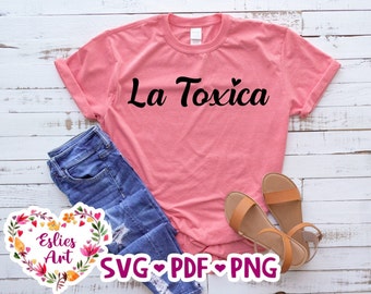 El Toxico La Toxica SVG - Etsy