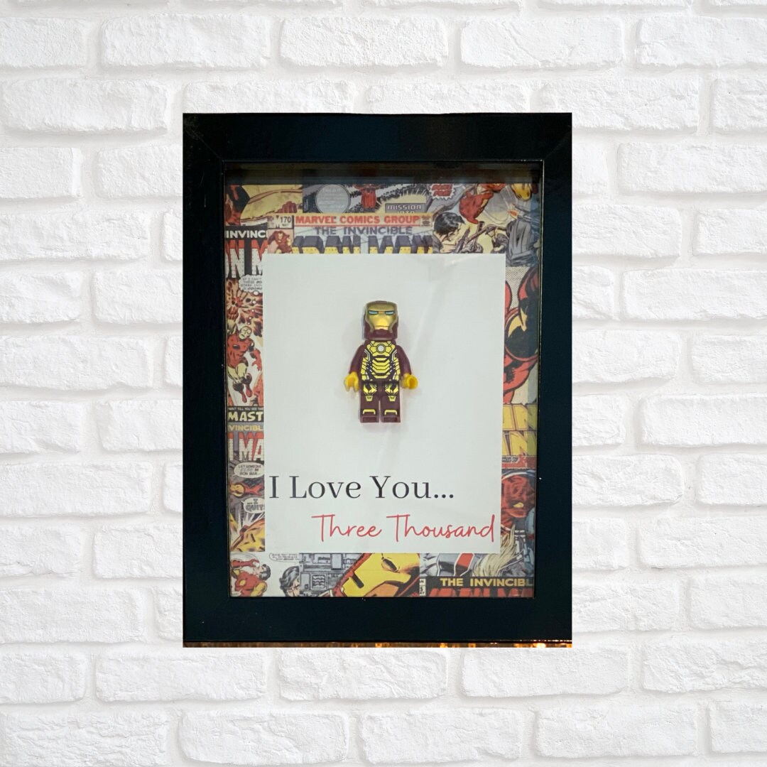 Lego Iron Man Shadow Box - Etsy