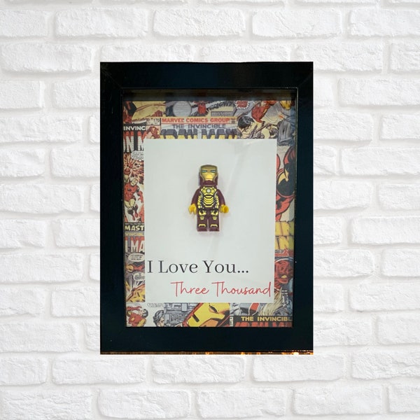 Iron Man Shadow Box - Etsy
