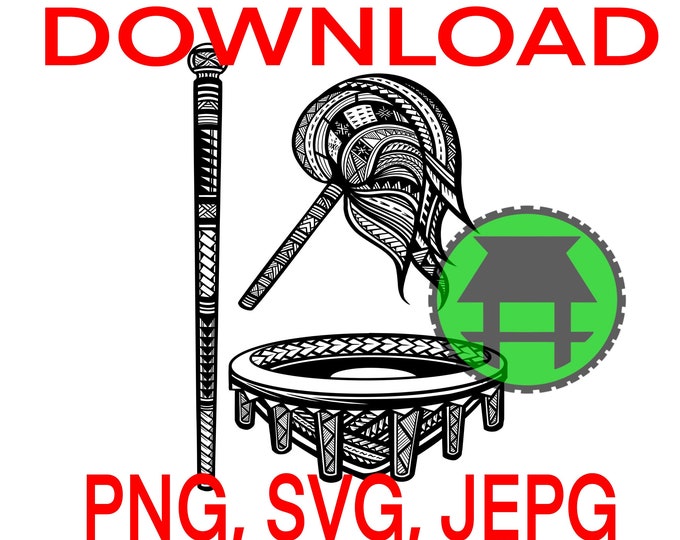 Tanoa Fue and Tootoo Png, SVG , Art of Respect, Polynesian Tribal Art ...