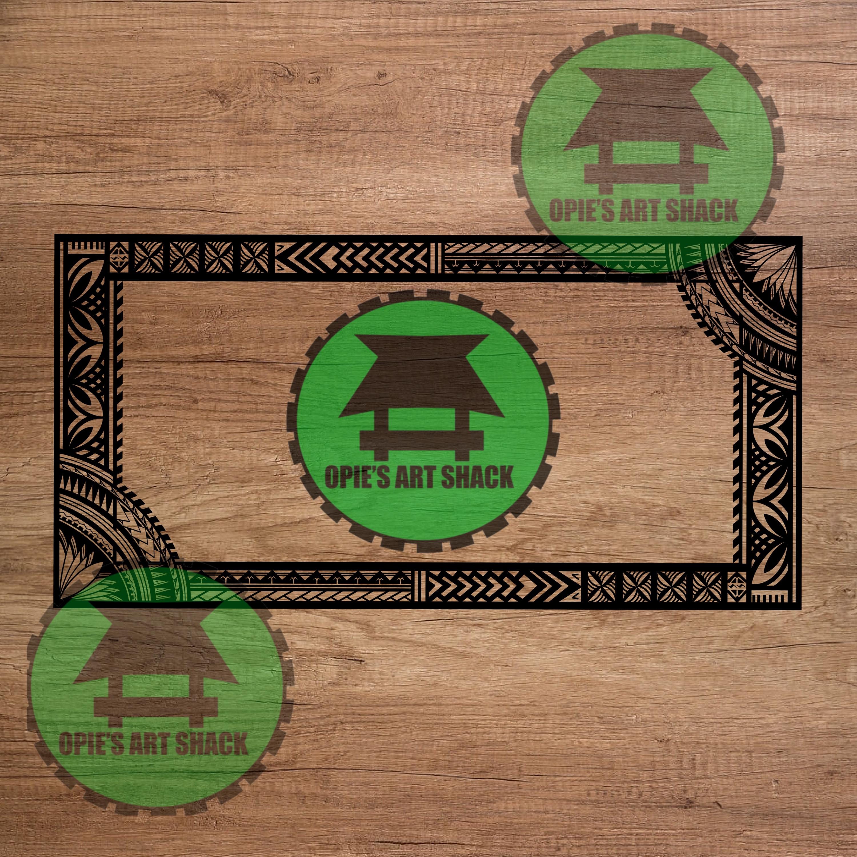 Polynesian Frame SVG, Rectangular Cut Files Silhouette, Tribal Pattern ...