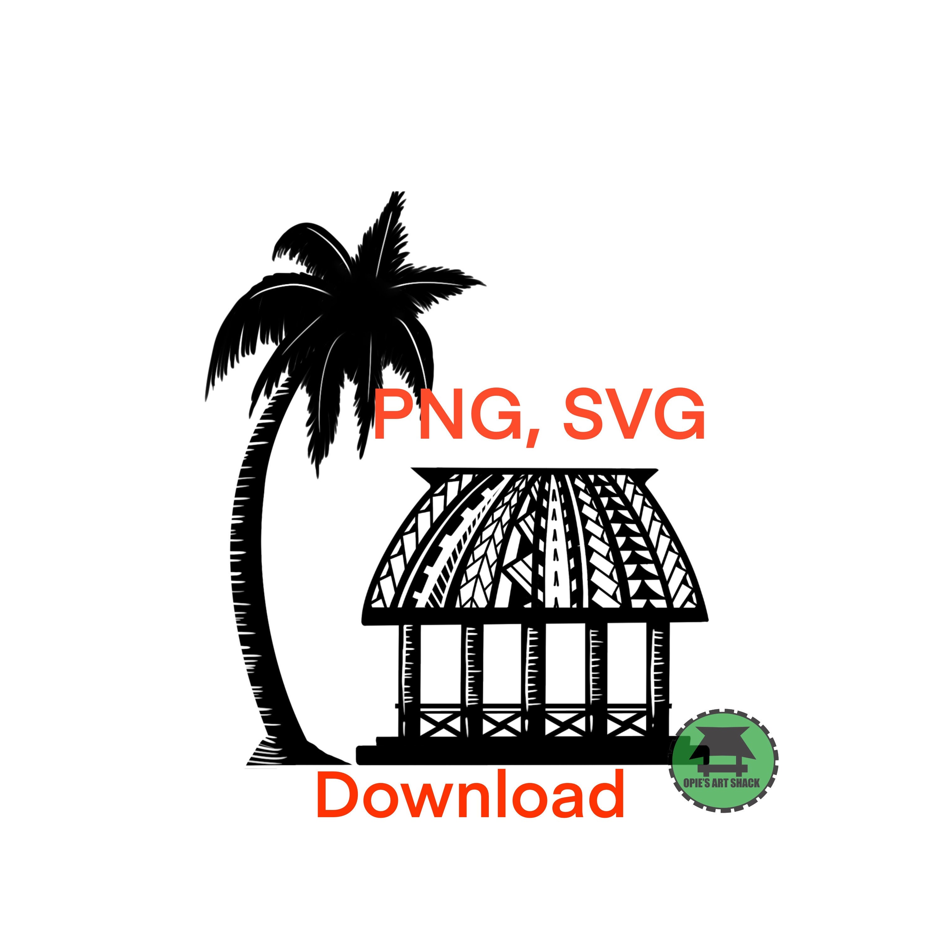 Samoan Fale Png, Samoan House Png, Samoan Png File, - Etsy