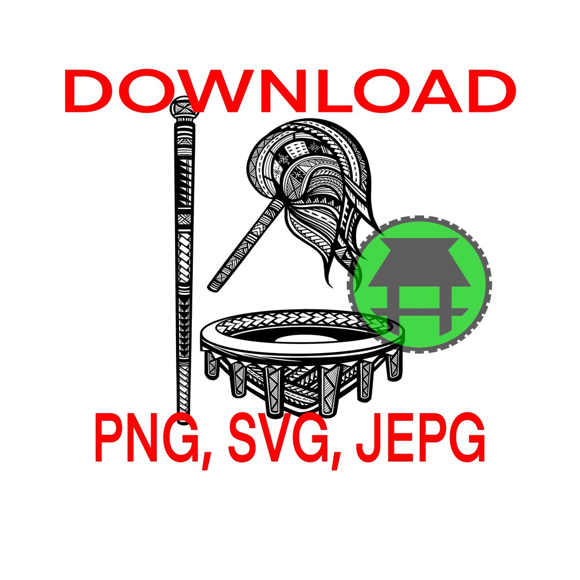 Tanoa Fue and Tootoo Png, SVG , Art of Respect, Polynesian Tribal Art ...