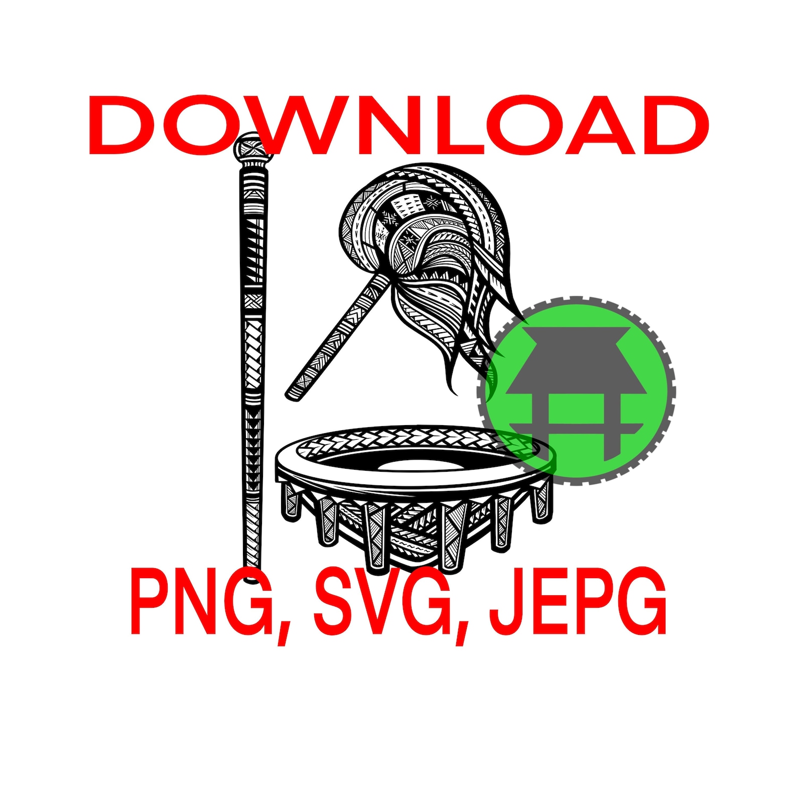 Tanoa Fue and Tootoo Png, SVG , Art of Respect, Polynesian Tribal Art ...