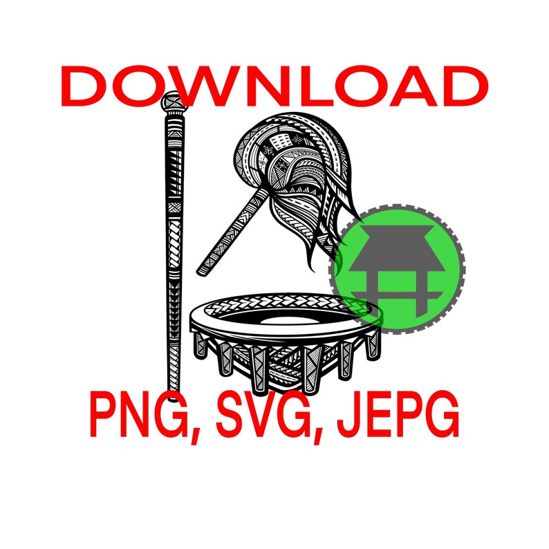 Polynesian Tribal Art PNG SVG, Tanoa Fue and Tootoo Png (digital ...