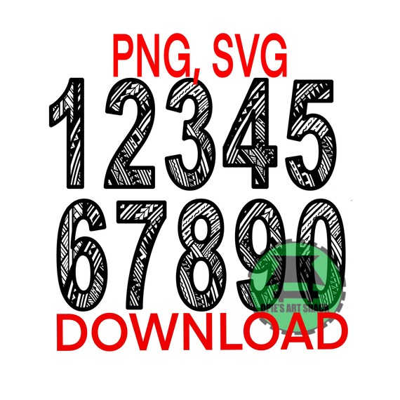 Tribal Numbers Samoan Pattern Tribal SVG Files and Png - Etsy