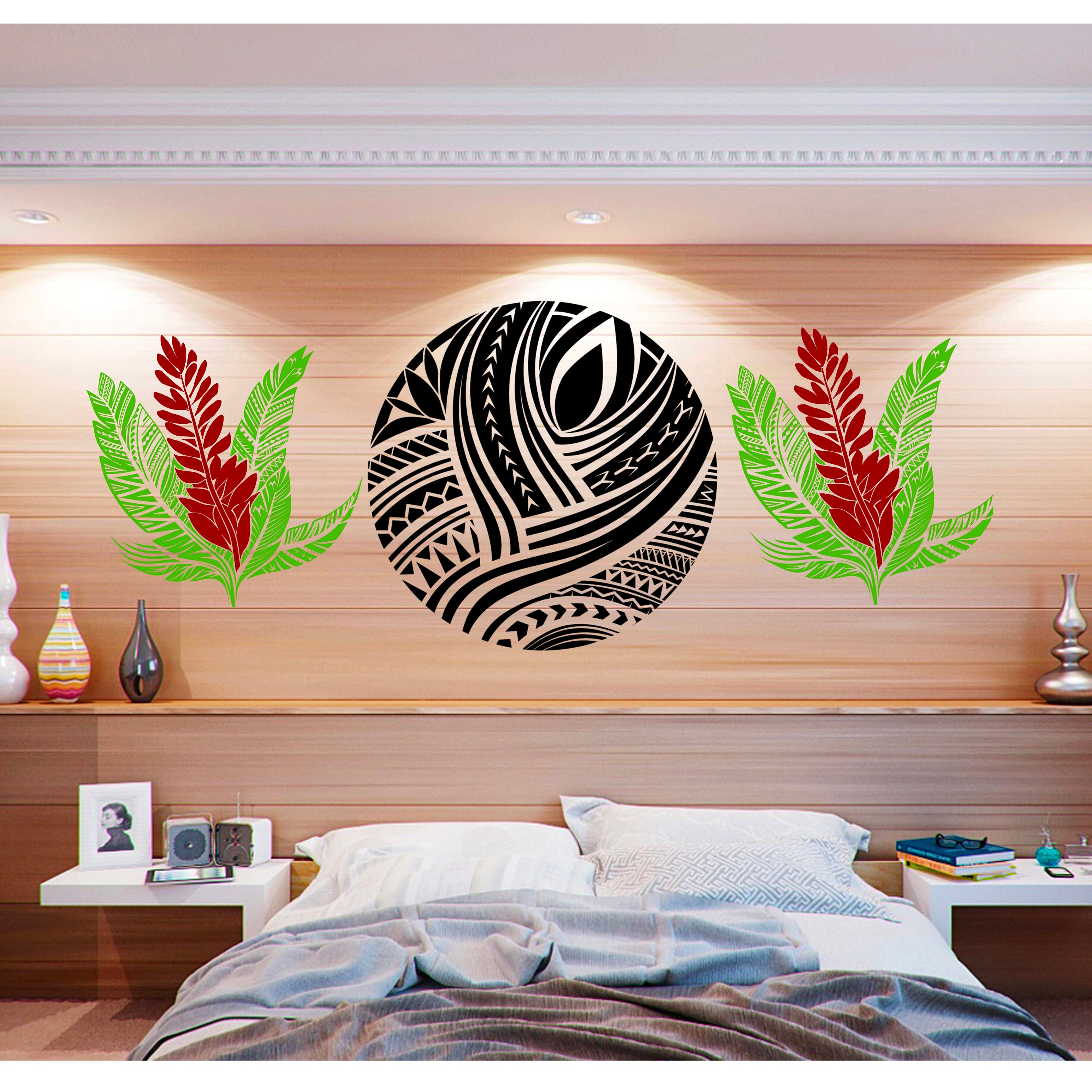 Polynesian SVG, Png, Tattoo Pattern, Samoa Circle, Circle Earrings ...