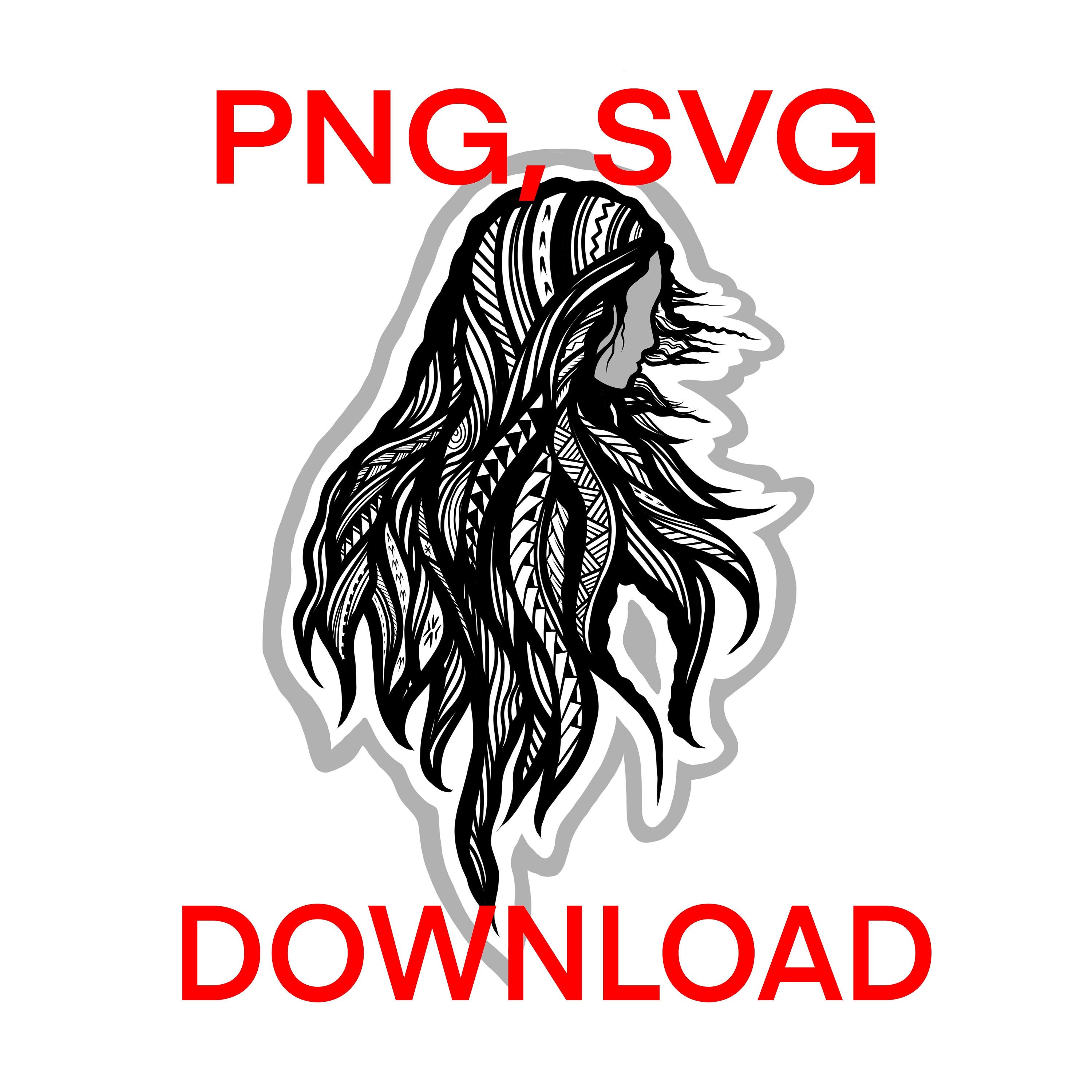 Female Tribal Pattern SVG PNG Etsy female-tribal-pattern-svg-png-etsy