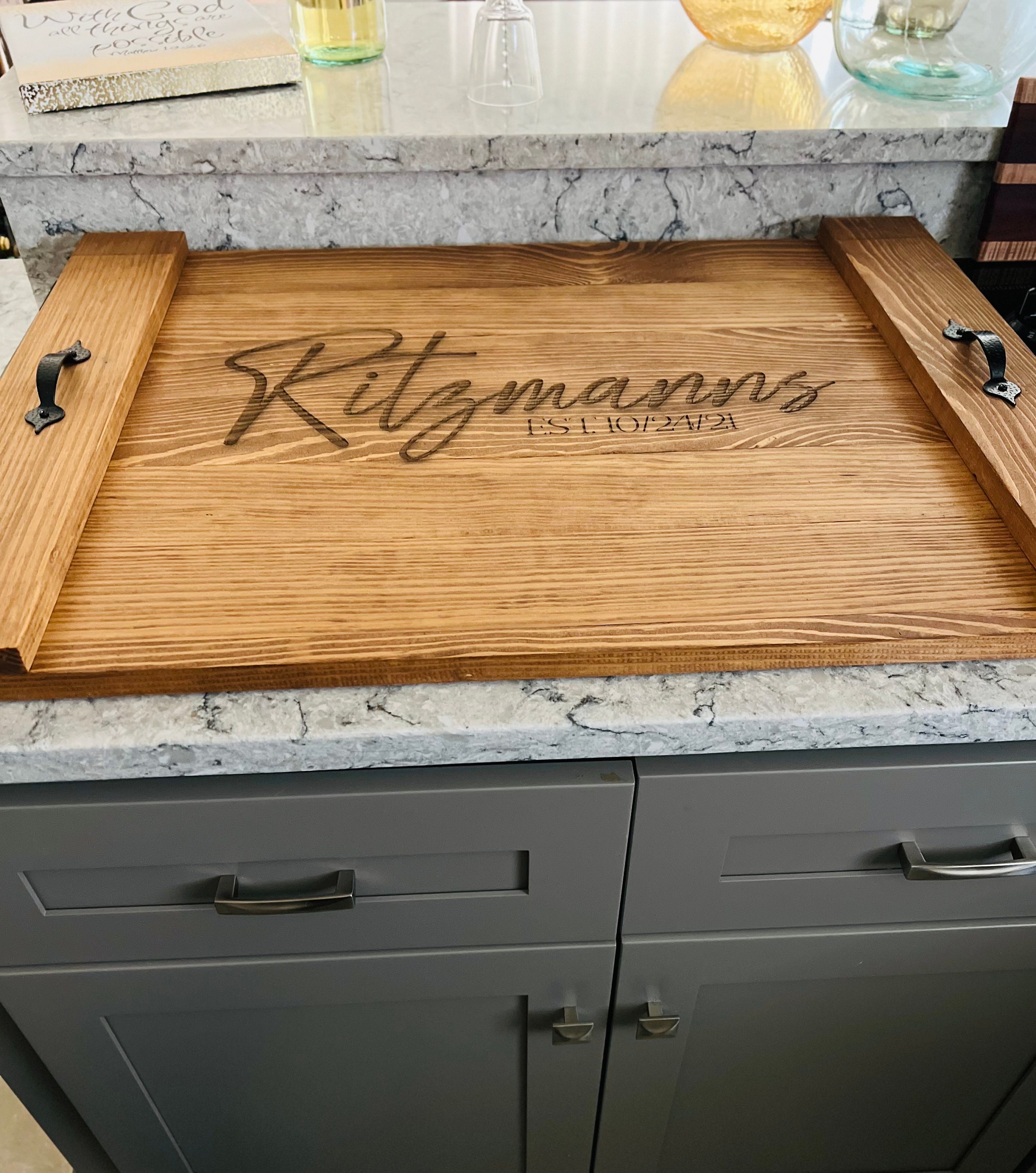 Noodle Board, Stove Cover, Stove Centerpiece, Noodle Centerpiece ...