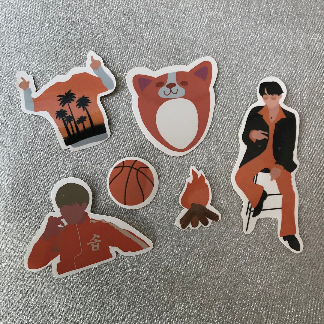 BTS Suga Stickers - Etsy