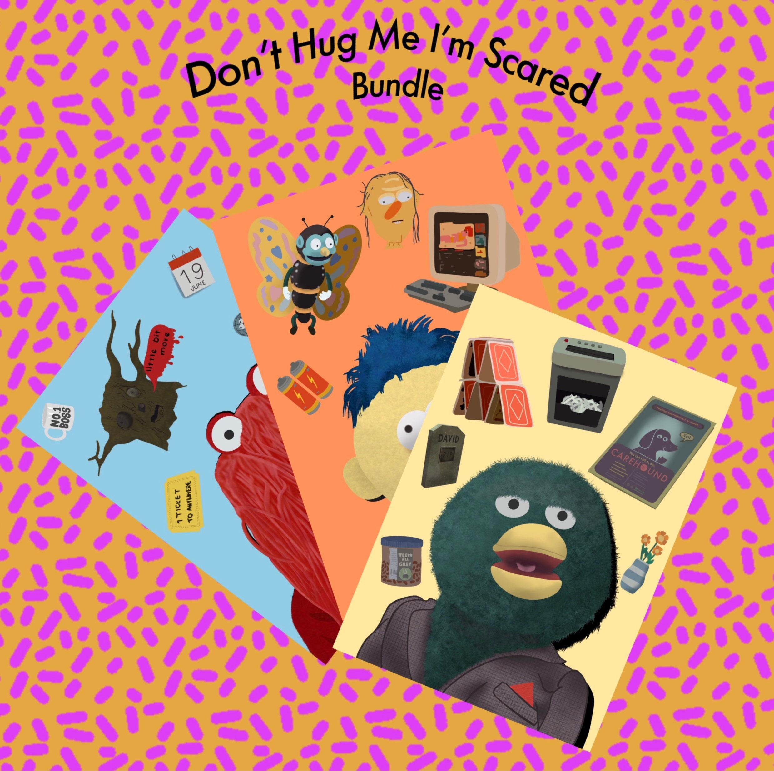 Don’t Hug Me I’m Scared Print DHMIS Gift for Him Gift for Her Christmas ...