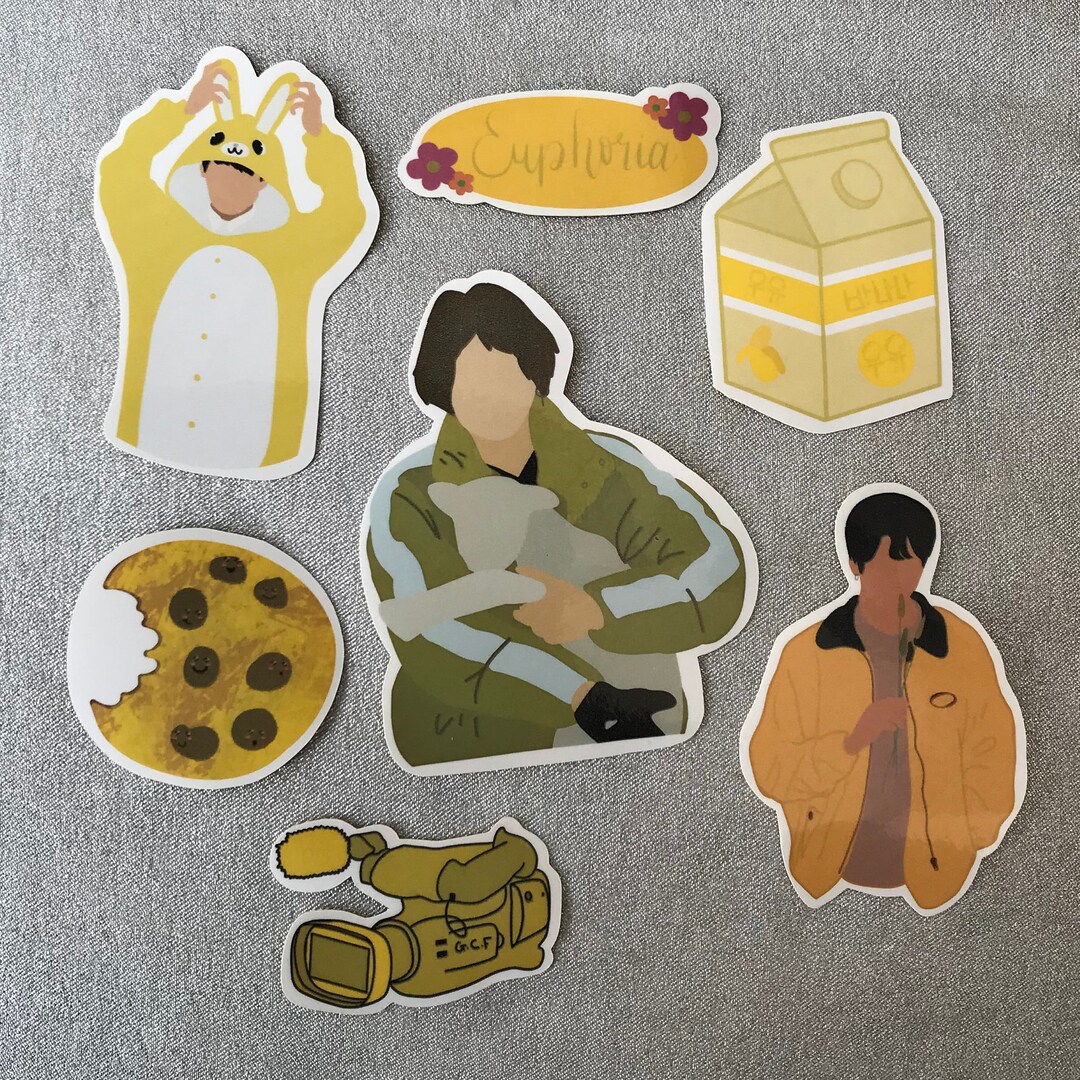 BTS Jungkook Stickers - Etsy