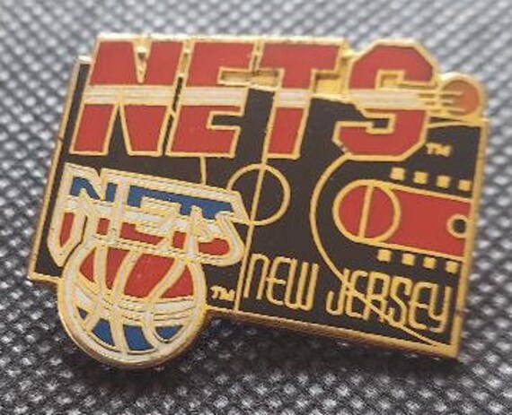 NBA New Jersey Nets Pin Basketball Stamped 1996 Imprinted - Etsy