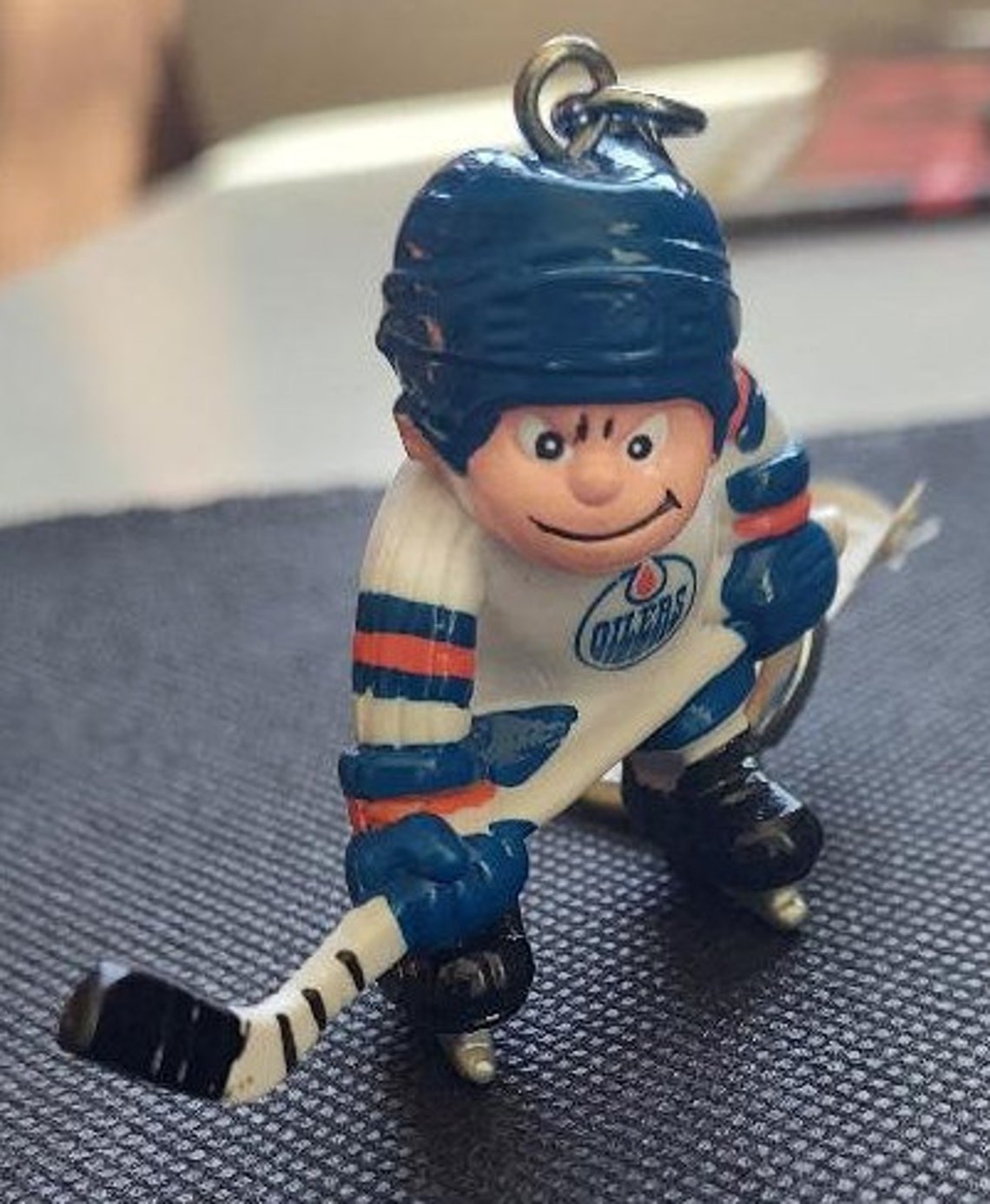 NHL Edmonton Oilers Lil Sports Brat Keychain Keyring Hockey | Etsy