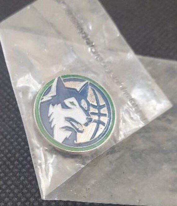 NBA Minnesota Timberwolves Small Round Logo Pin Wolve… - Gem
