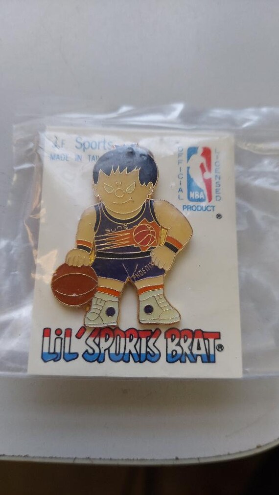 NBA Phoenix Suns Lil Sports Brat Pin Brand New Basket… - Gem