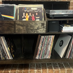 Large Vinyl Record Stand and Storage - Etsy