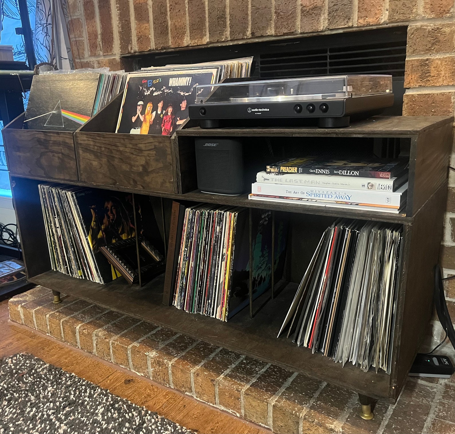 Large Vinyl Record Stand and Storage - Etsy