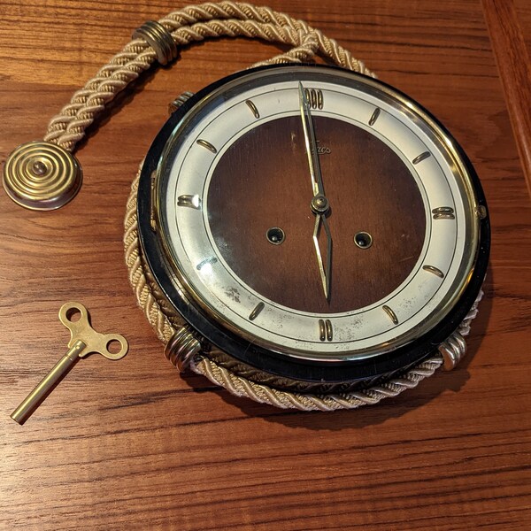 Rope Wall Clock - Etsy